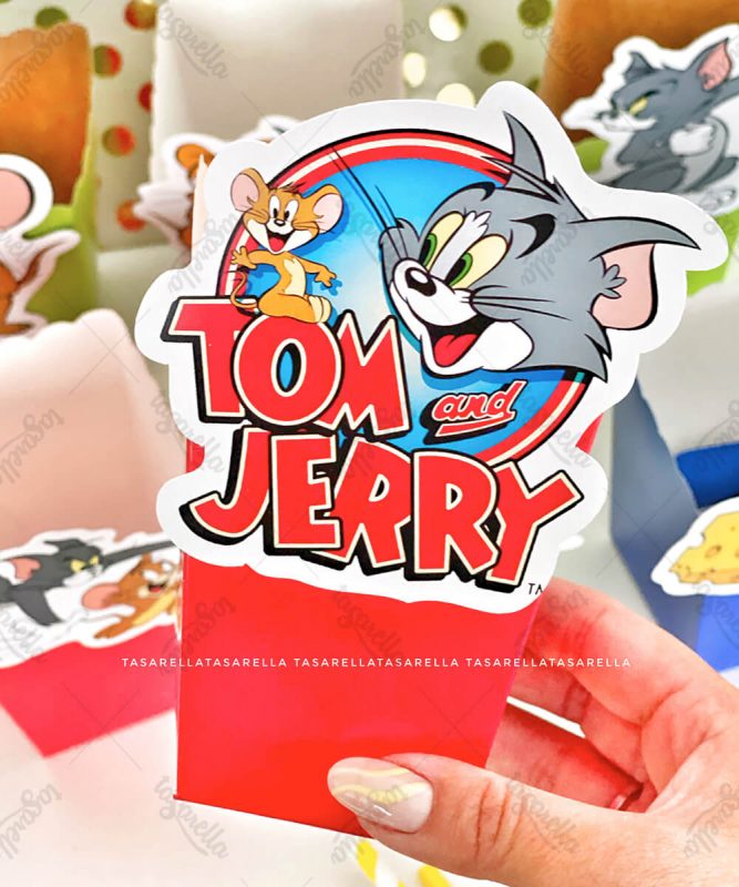 Tom ve Jerry Temalı Popcorn Kutuları - Tasarella